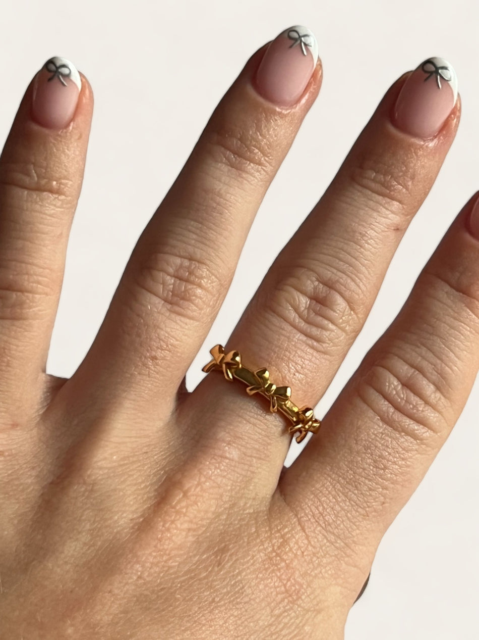 Triple Bow Ring - Gold - Ynez Project